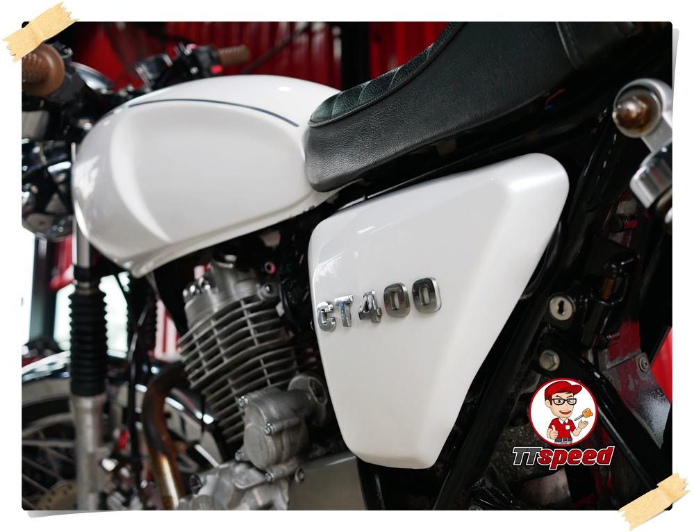 Stallions Centaur 400 สีขาวจดปี 59 วิ่งน้อยรถบ้านมือเดียวท่อคู่
