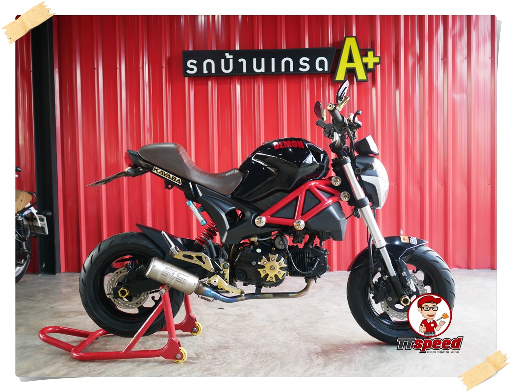 GPX Demon 125 แต่งสวยเครื่องดี รถบ้านมีเอกสารเล่มเขียว