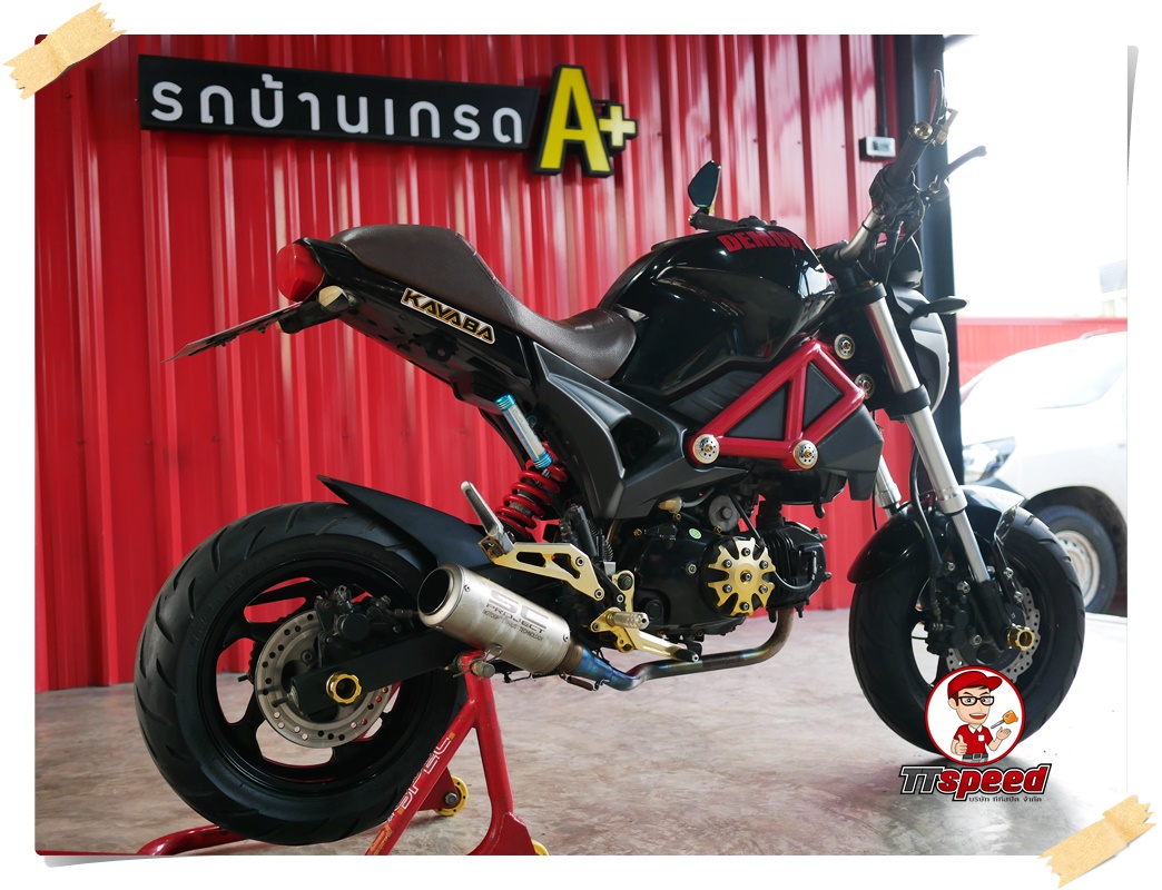 GPX Demon 125 แต่งสวยเครื่องดี รถบ้านมีเอกสารเล่มเขียว