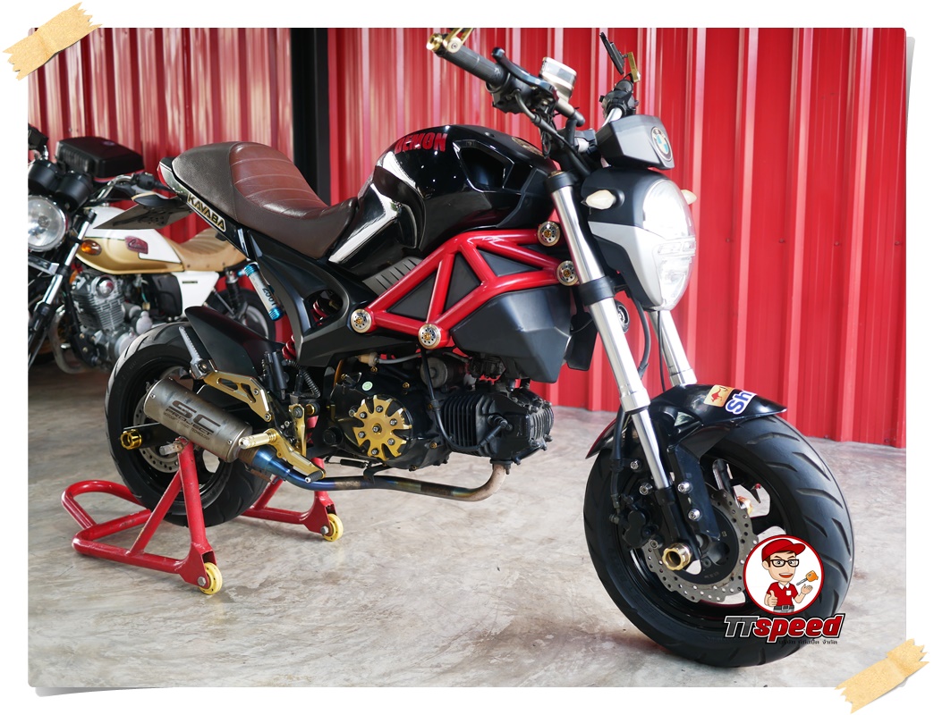 GPX Demon 125 แต่งสวยเครื่องดี รถบ้านมีเอกสารเล่มเขียว