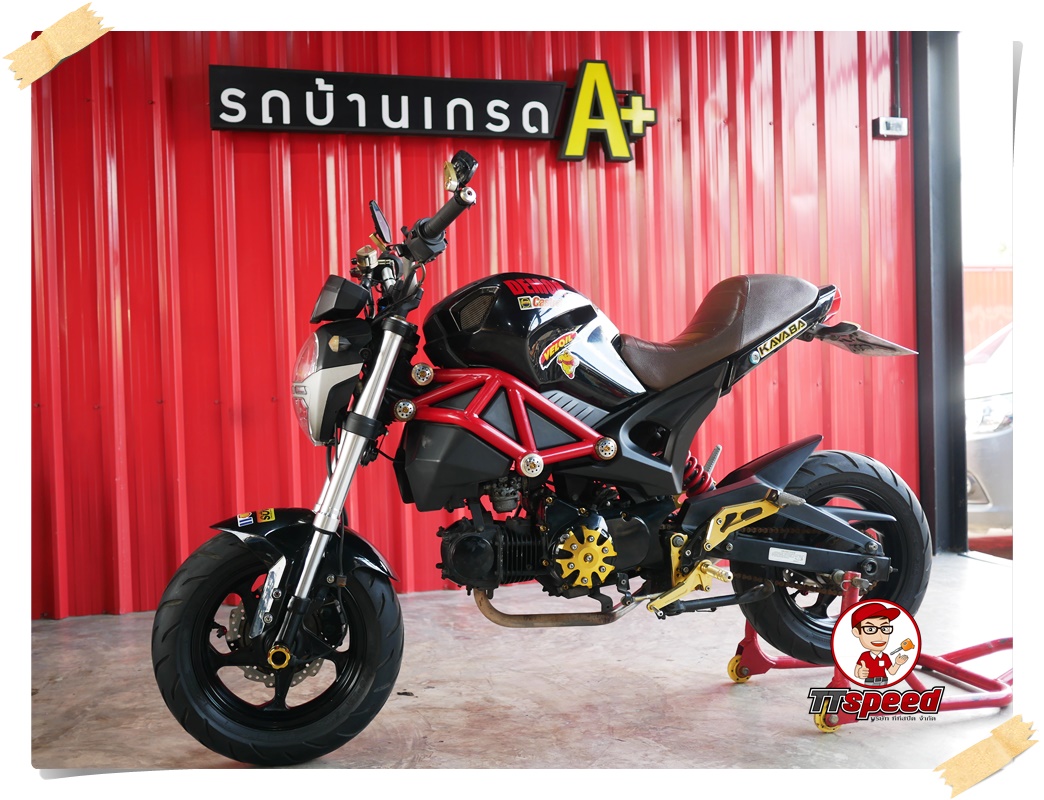 GPX Demon 125 แต่งสวยเครื่องดี รถบ้านมีเอกสารเล่มเขียว