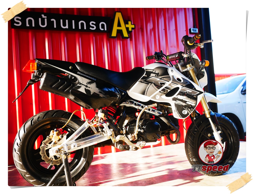 ขาย KSR ตัวเก่าสีขาวโช๊คหลัง YSS สภาพสวยวิ่งแค่หมื่นกว่าโล