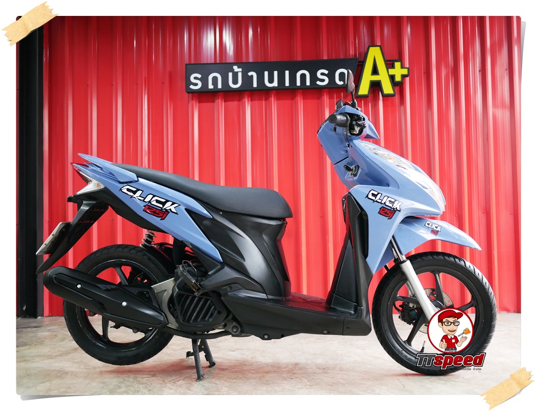 Click 125i ชุดสีใหม่ทั้งคัน ล้อแม็กเครื่องเดิมผ่อนได้
