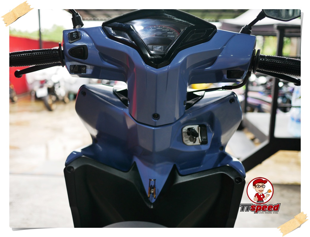 Click 125i ชุดสีใหม่ทั้งคัน ล้อแม็กเครื่องเดิมผ่อนได้