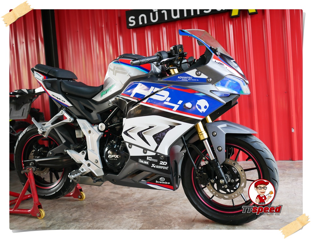 DEMON 150GR สติ๊กเกอร์แต่งทั้งคันรถบ้านปี 61