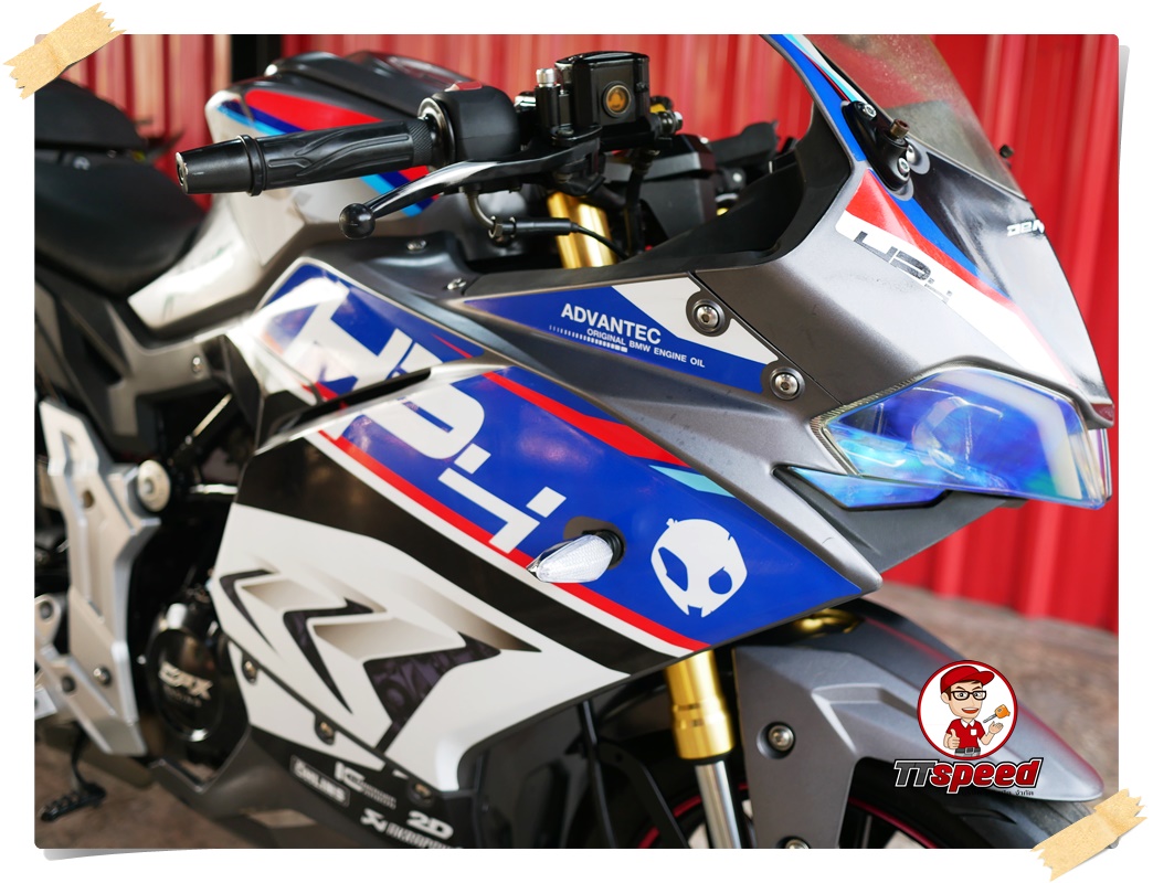 DEMON 150GR สติ๊กเกอร์แต่งทั้งคันรถบ้านปี 61