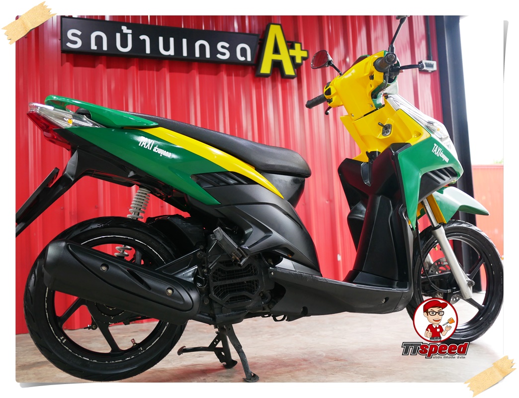 Click 110i หัวฉีดทำสีสวยเครื่องดีมากล้อแม็ก