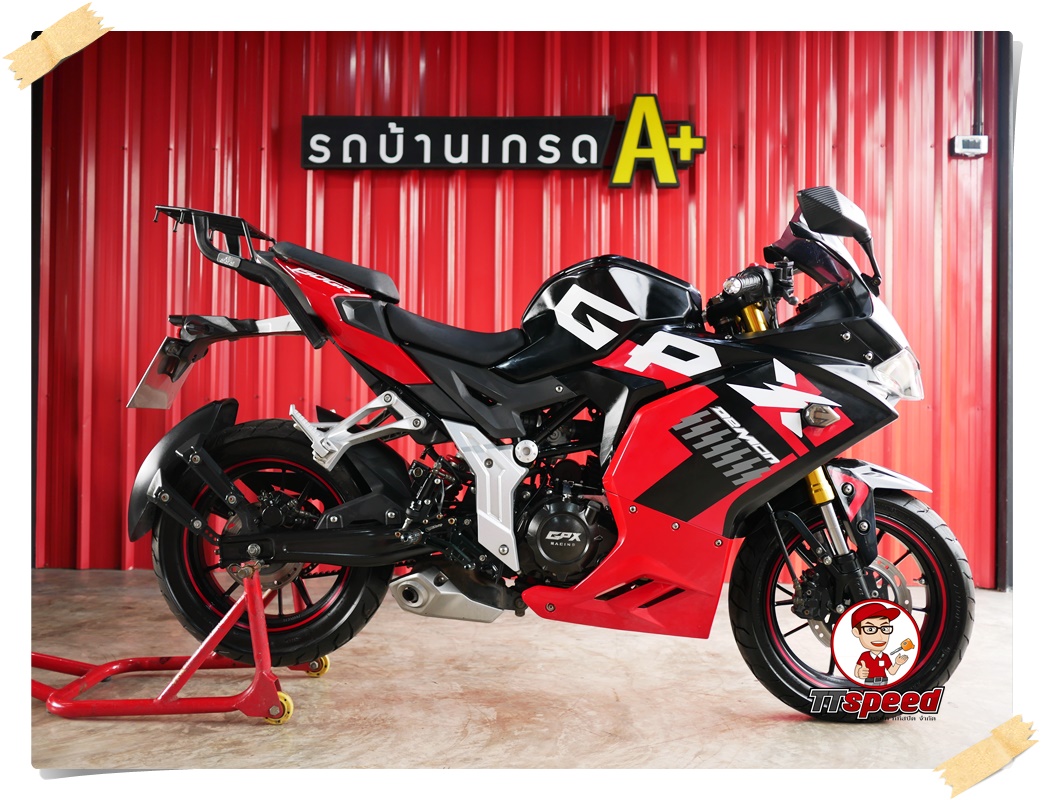 GPX DEMON 150GR สภาพใหม่ครัชน้ำมัน แต่งใส่สายพานแทนโซ่