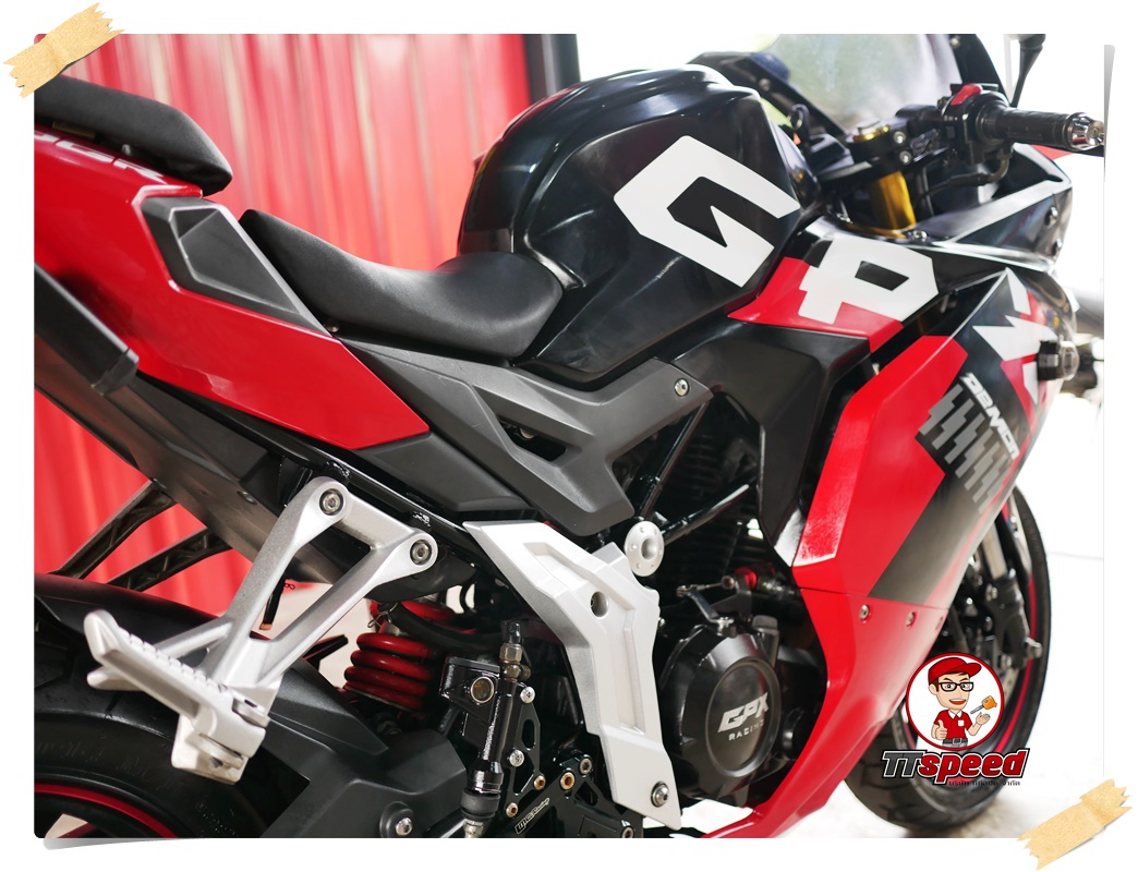 GPX DEMON 150GR สภาพใหม่ครัชน้ำมัน แต่งใส่สายพานแทนโซ่