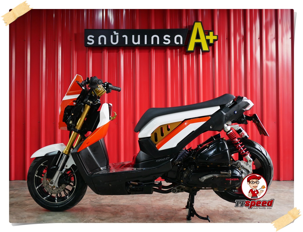 Zoomer-x หัวฉีดแต่งล้อโต ยางใหญ่ท่อแต่ง สภาพสวย
