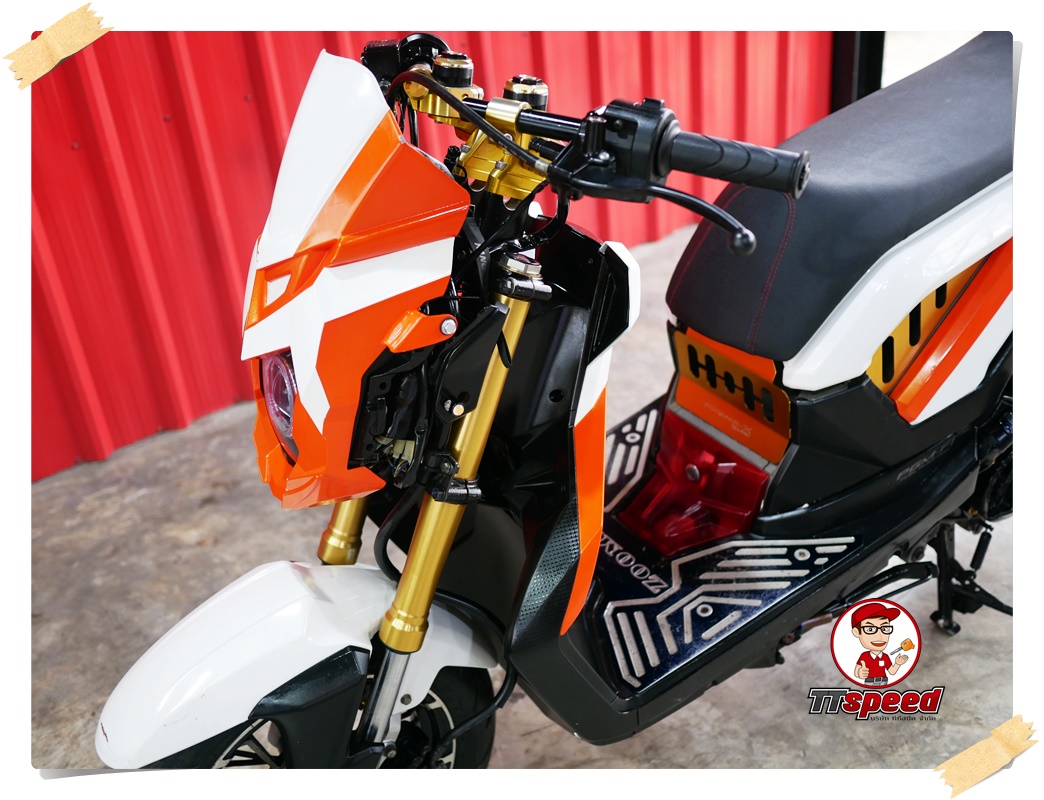 Zoomer-x หัวฉีดแต่งล้อโต ยางใหญ่ท่อแต่ง สภาพสวย