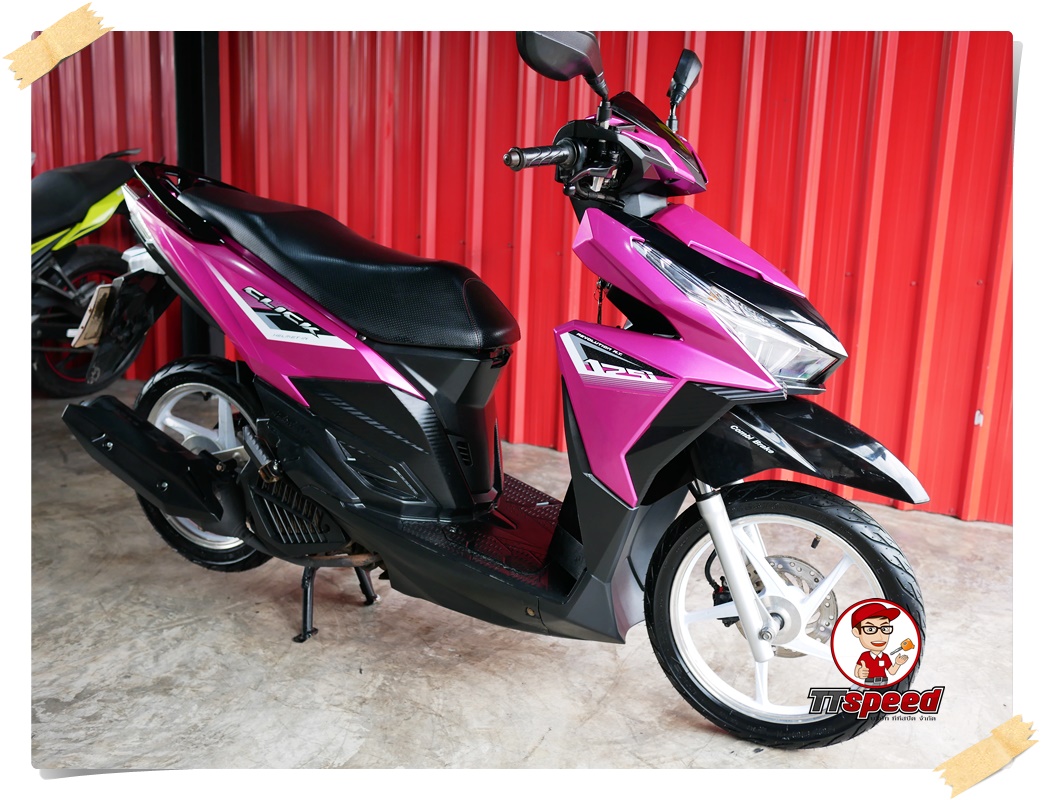 ขาย Click 125i ไฟหน้า LED ล้อแม็กเครื่องดี ผ่อนสบาย