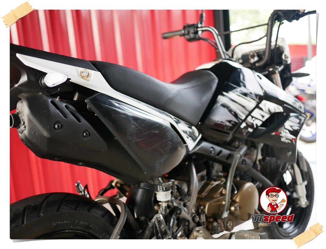 New KSR 110 สีขาวเครื่องเดิมไม่แต่งสภาพดีจดปี 55