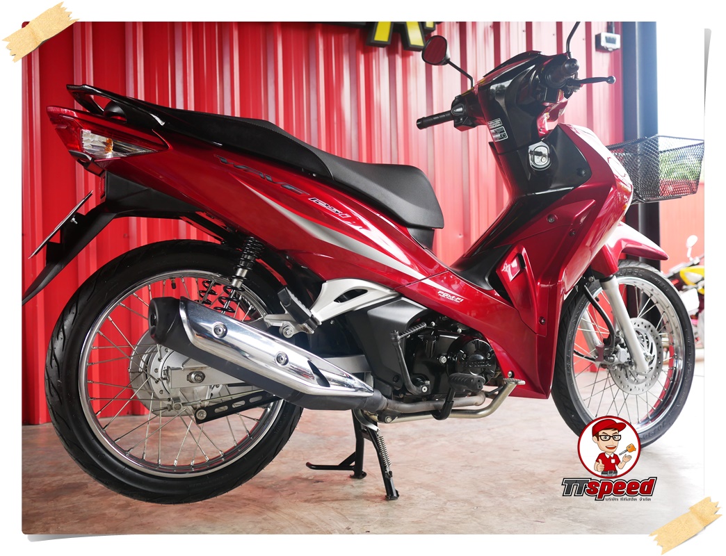 New Wave 125i ไฟหน้า LED สตาร์ทมือใช้น้อยมือเดียว