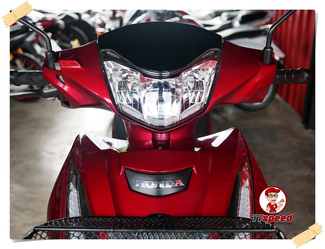 New Wave 125i ไฟหน้า LED สตาร์ทมือใช้น้อยมือเดียว