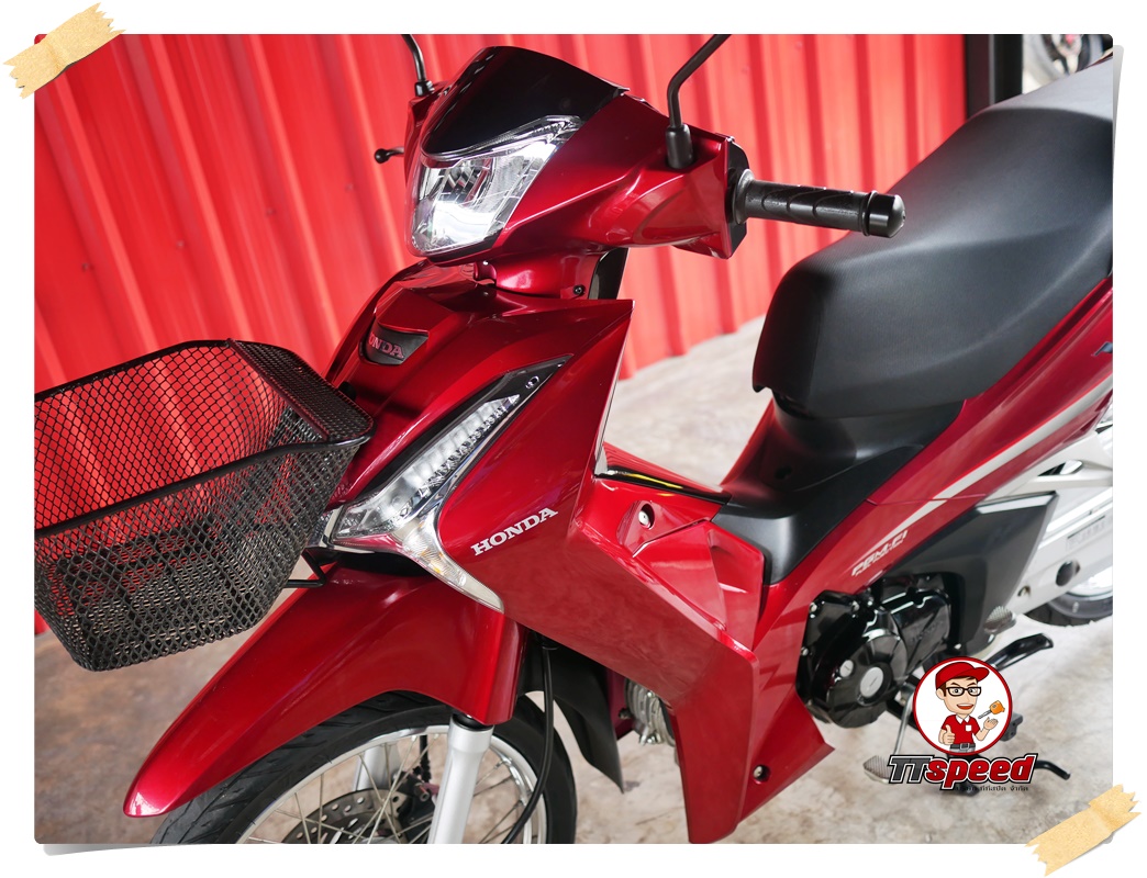 New Wave 125i ไฟหน้า LED สตาร์ทมือใช้น้อยมือเดียว