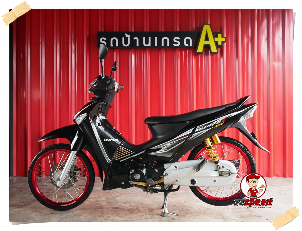 Wave 125i ไฟเลี้ยวบังลมตัวไมล์ฟ้าสภาพสวยผ่อนได้