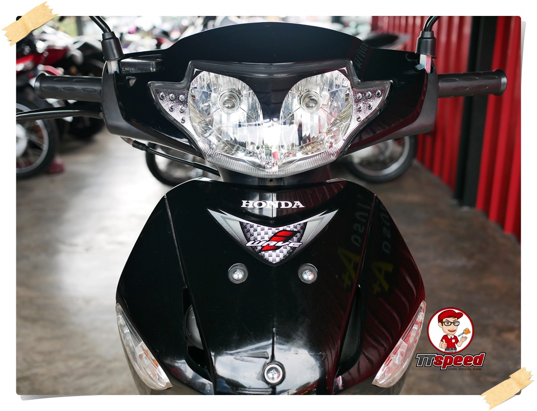 Wave 125i ไฟเลี้ยวบังลมตัวไมล์ฟ้าสภาพสวยผ่อนได้