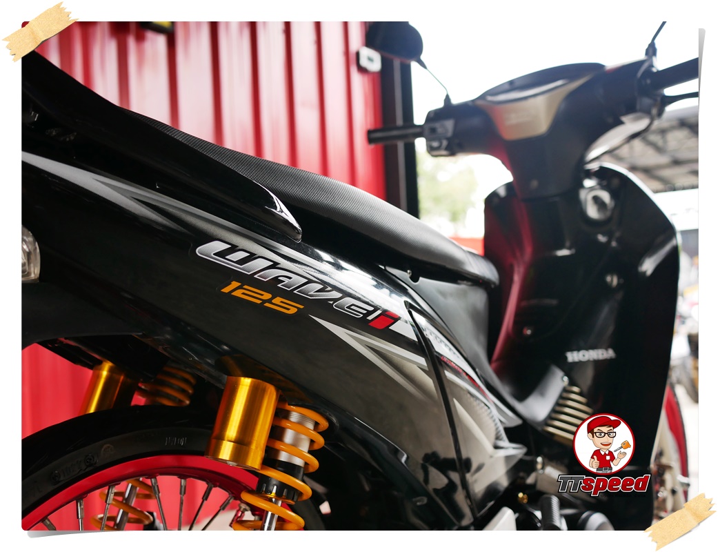 Wave 125i ไฟเลี้ยวบังลมตัวไมล์ฟ้าสภาพสวยผ่อนได้