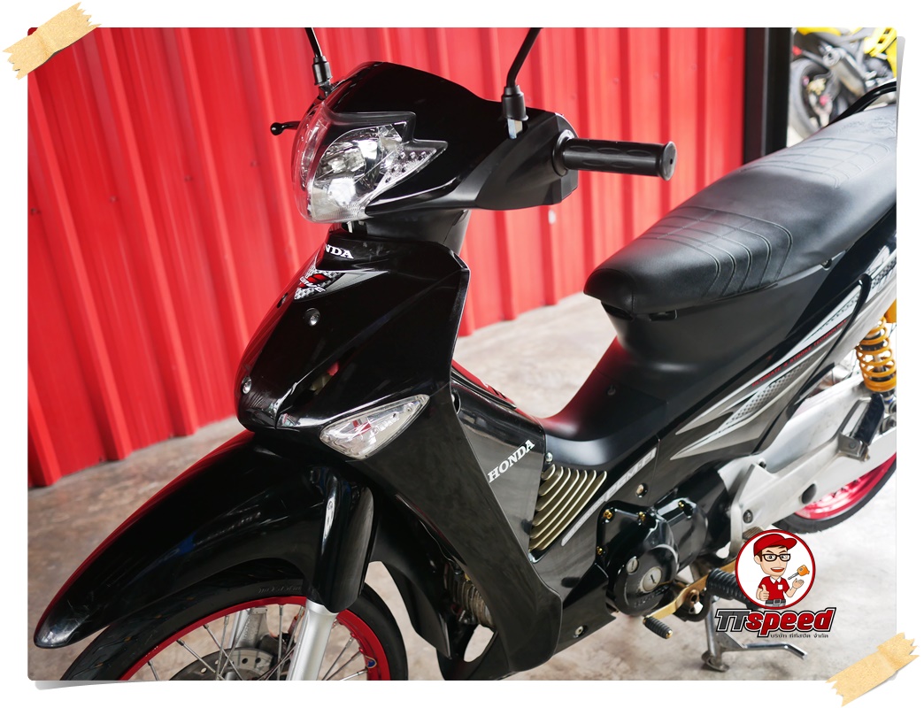 Wave 125i ไฟเลี้ยวบังลมตัวไมล์ฟ้าสภาพสวยผ่อนได้