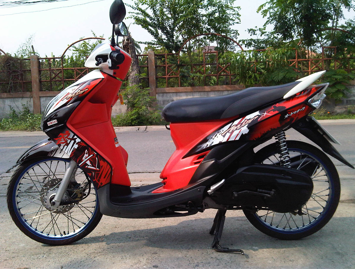 Yamaha Mio 2 ตาแท้สี ดำ- ส้มปี 52 สวยๆ | TTSPEED.COM