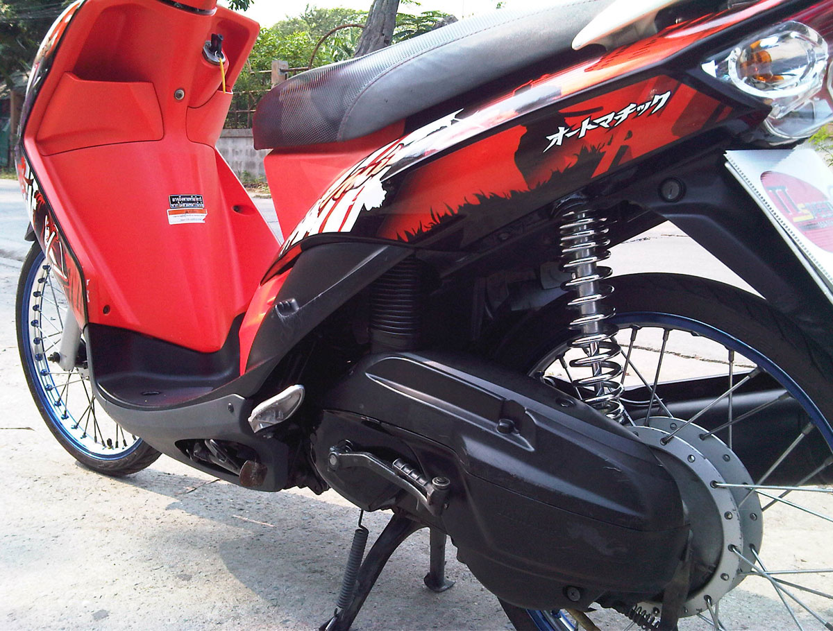 Yamaha Mio 2 ตาแท้สี ดำ- ส้มปี 52 สวยๆ | TTSPEED.COM