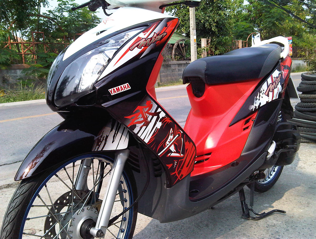 Yamaha Mio 2 ตาแท้สี ดำ- ส้มปี 52 สวยๆ | TTSPEED.COM