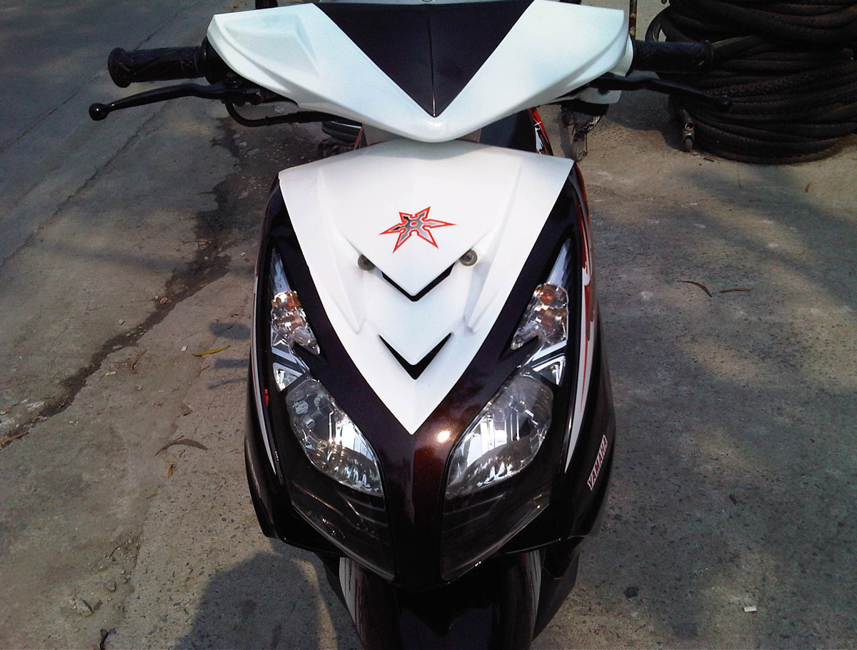 Yamaha Mio 2 ตาแท้สี ดำ- ส้มปี 52 สวยๆ | TTSPEED.COM