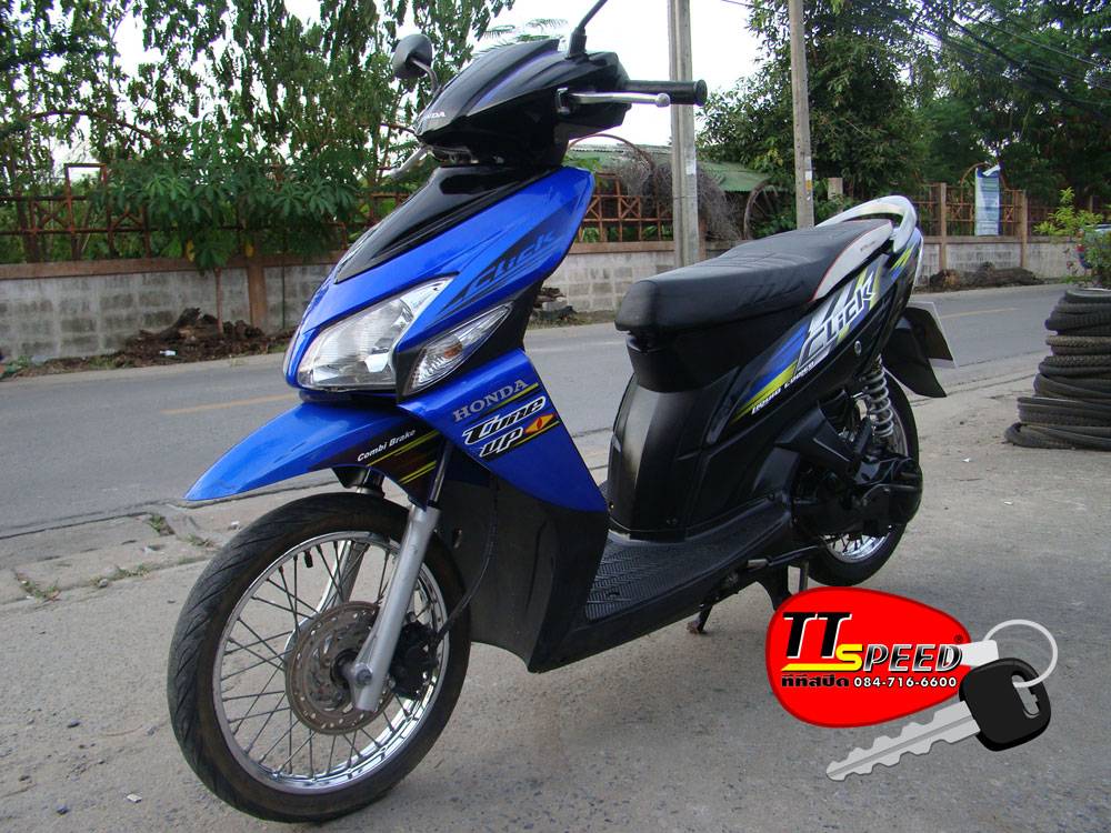 Honda Click ตัวแรก มือสอง สีน้ำเงิน-ดำ | TTSPEED.COM