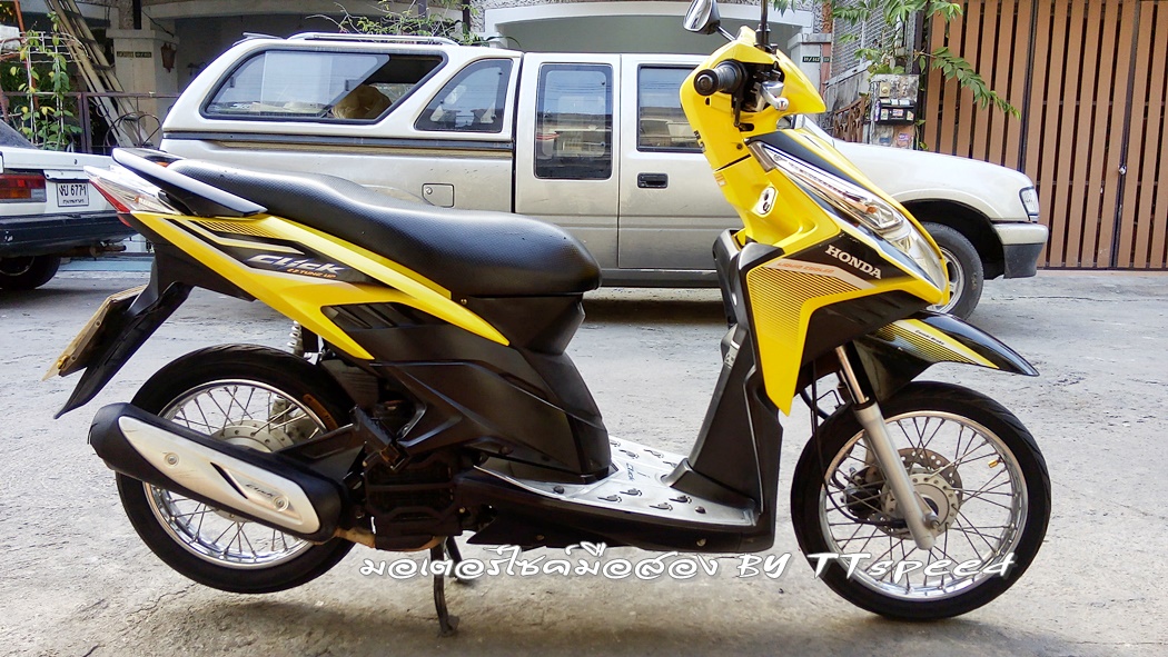 Click 110i มือสอง (เหลือง-ดำ) เครื่องดี ราคาเบาๆ | TTSPEED.COM