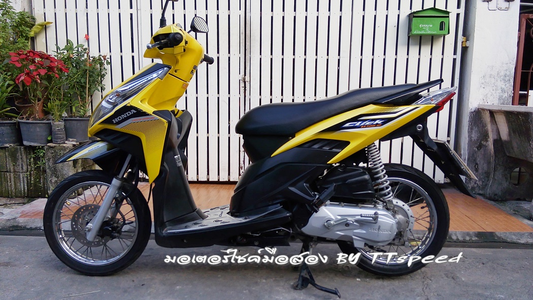 Click 110i มือสอง (เหลือง-ดำ) เครื่องดี ราคาเบาๆ | TTSPEED.COM