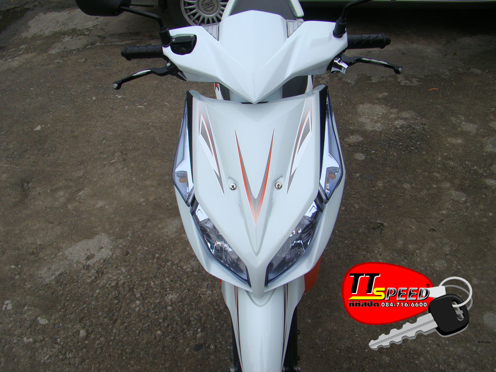 Honda Click-i 110 cc สีส้ม-ขาว | TTSPEED.COM