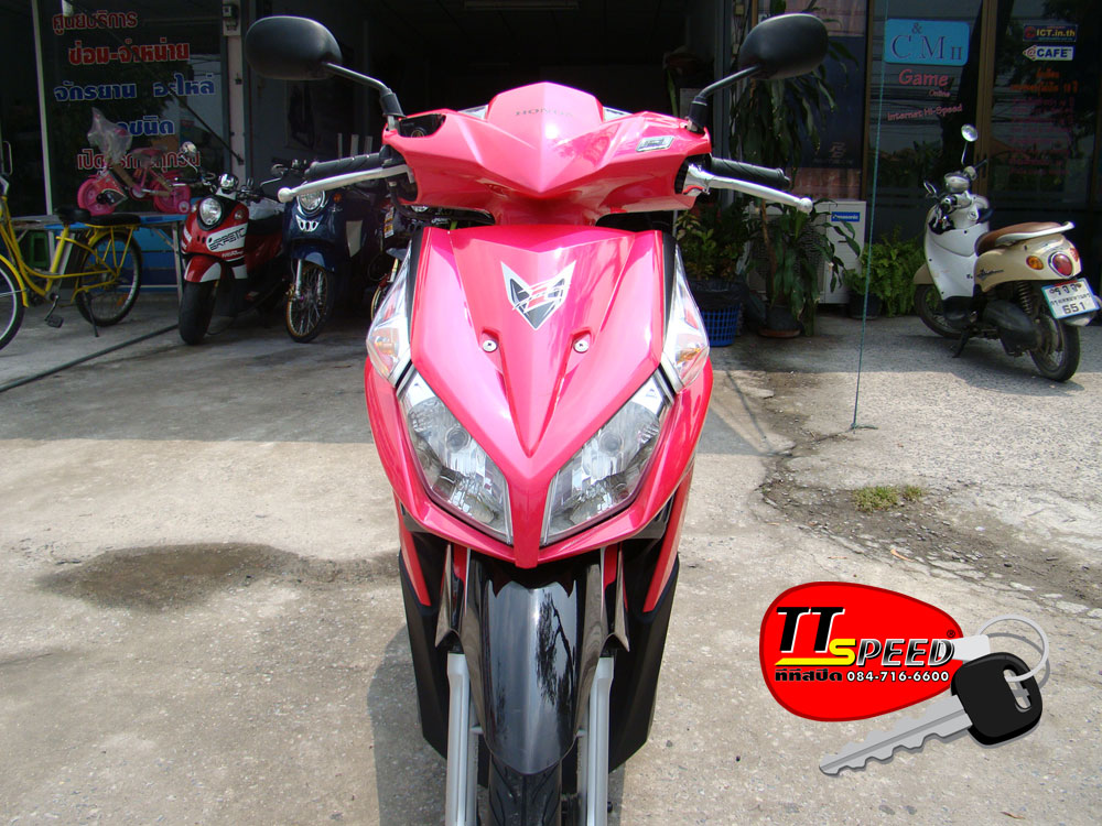 Honda Click-i 110 CC. PGM-Fi สีชมพู -ดำ จดปี 53 | TTSPEED.COM