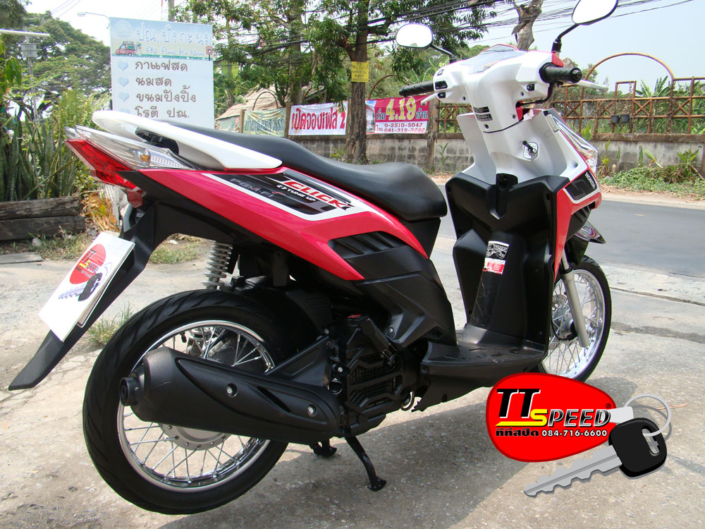 Honda Click-i 110 CC. PGM-Fi สีชมพู -ดำ จดปี 53 | TTSPEED.COM
