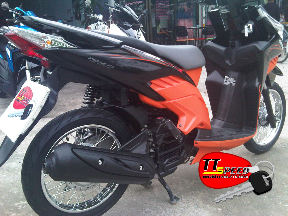 Honda Click-i 110CC สีส้มดำ สภาพใหม่ | TTSPEED.COM