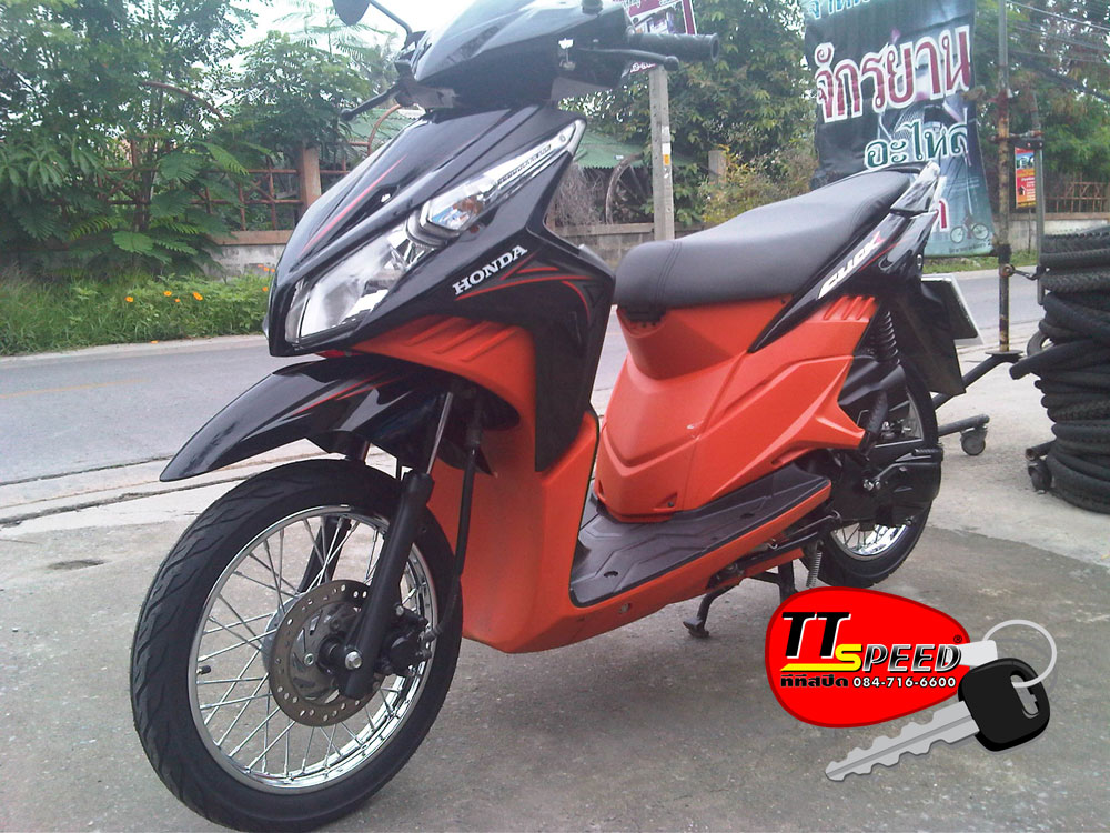 Honda Click-i 110CC สีส้มดำ สภาพใหม่ | TTSPEED.COM