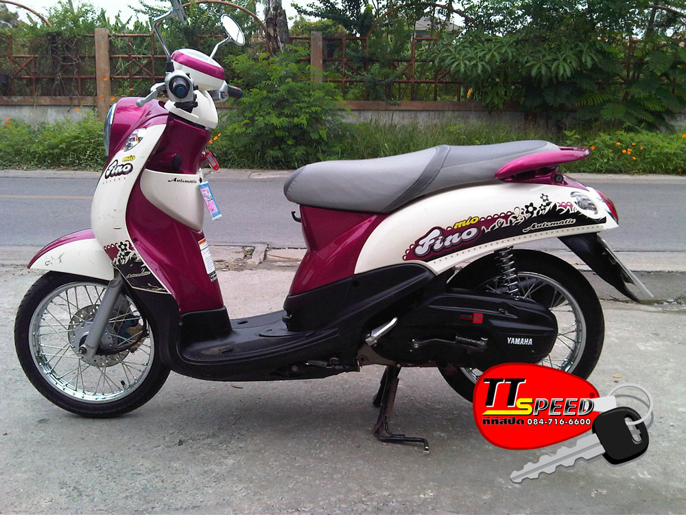 Yamaha Fino ชมพู-ขาว 115 cc. | TTSPEED.COM