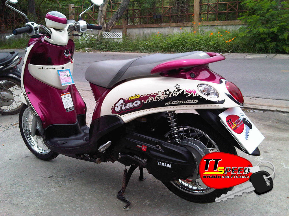 Yamaha Fino ชมพู-ขาว 115 cc. | TTSPEED.COM
