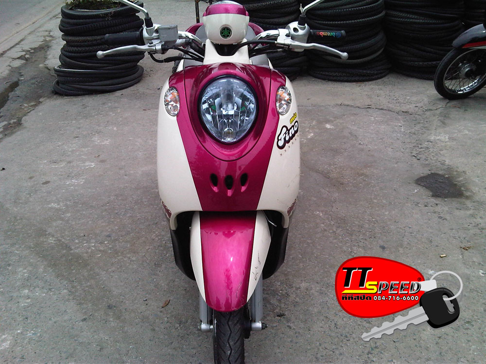 Yamaha Fino ชมพู-ขาว 115 cc. | TTSPEED.COM