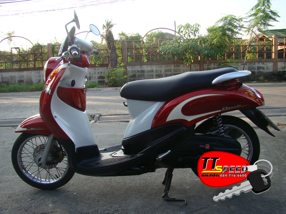 Yamaha Fino 115 CC. เปลี่ยนชุดสี Premium Classic ปี52 | TTSPEED.COM