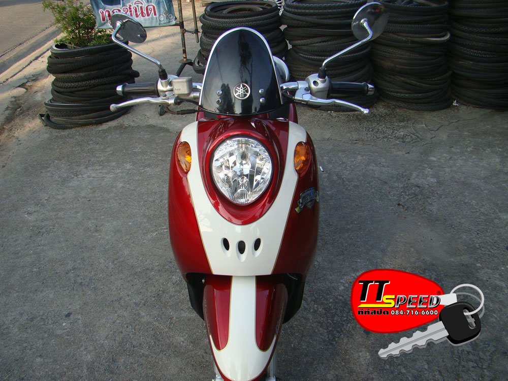 Yamaha Fino 115 CC. เปลี่ยนชุดสี Premium Classic ปี52 | TTSPEED.COM
