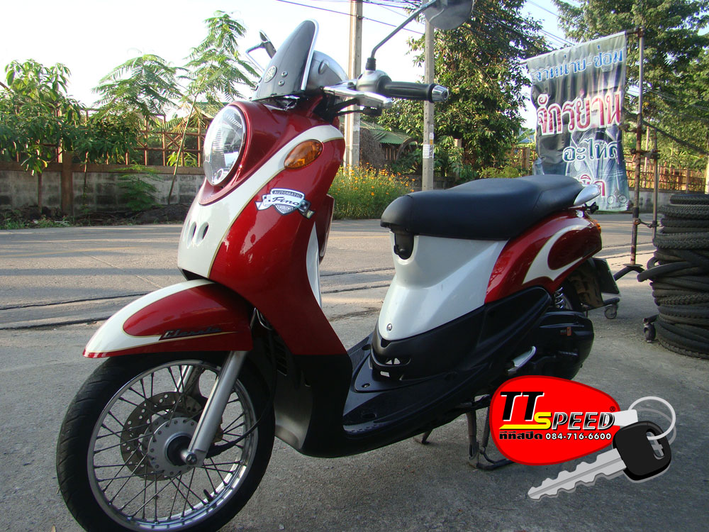 Yamaha Fino 115 CC. เปลี่ยนชุดสี Premium Classic ปี52 | TTSPEED.COM