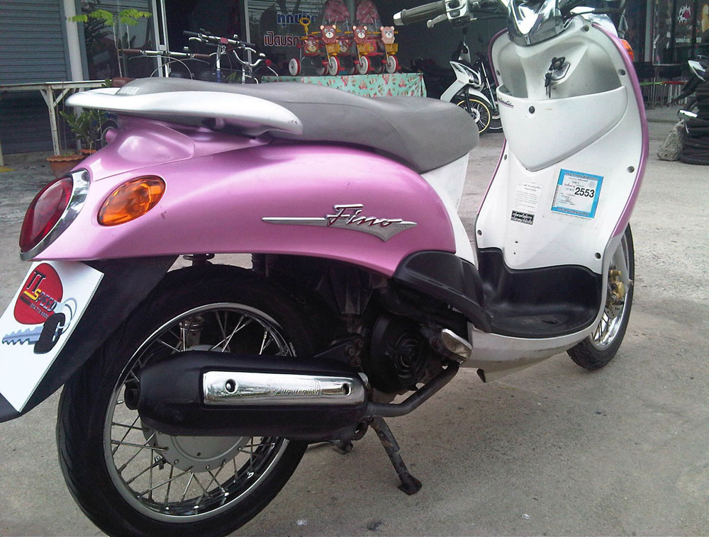 Yamaha FINO สีชมพู-ขาว จดทะเบียนปี 51 | TTSPEED.COM
