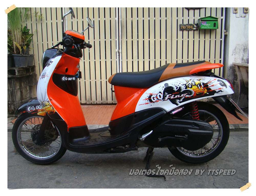 Yamaha New Fino 115 CC. ตัวท่อมีสวิงอาร์ม | TTSPEED.COM