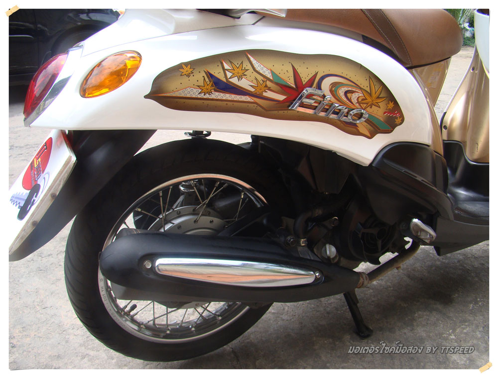 Yamaha New Fino ตัวท่อมีสวิงอาร์ม จดปี 53 | TTSPEED.COM