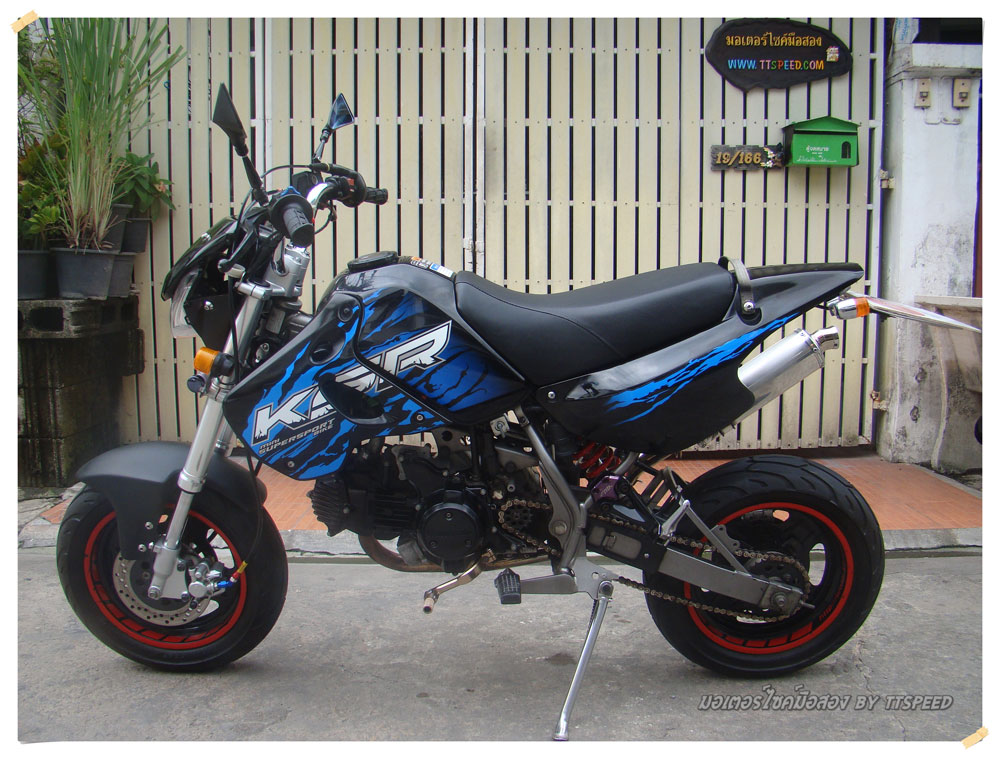 Kawasaki KSR ลาย 5 สีน้ำเงิน-ดำ จดปี 53 | TTSPEED.COM