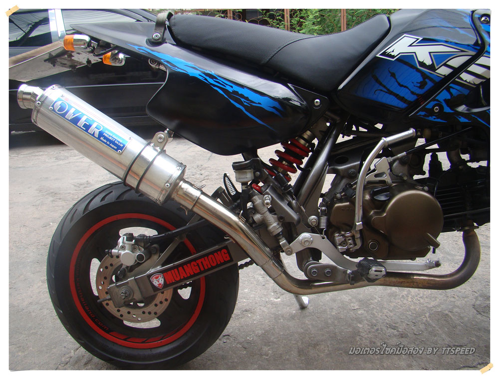 Kawasaki KSR ลาย 5 สีน้ำเงิน-ดำ จดปี 53 | TTSPEED.COM