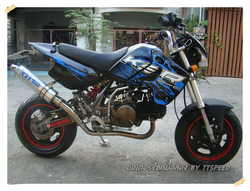 Kawasaki KSR ลาย 5 สีน้ำเงิน-ดำ สภาพสวย จดปี 53 | TTSPEED.COM