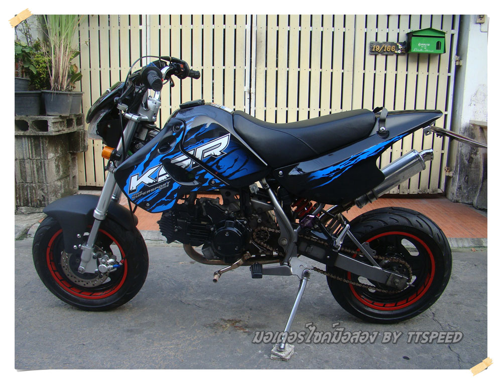 Kawasaki KSR ลาย 5 สีน้ำเงิน-ดำ สภาพสวย จดปี 53 | TTSPEED.COM