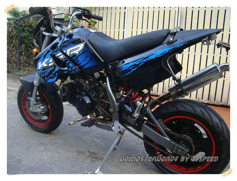 Kawasaki KSR ลาย 5 สีน้ำเงิน-ดำ สภาพสวย จดปี 53 | TTSPEED.COM